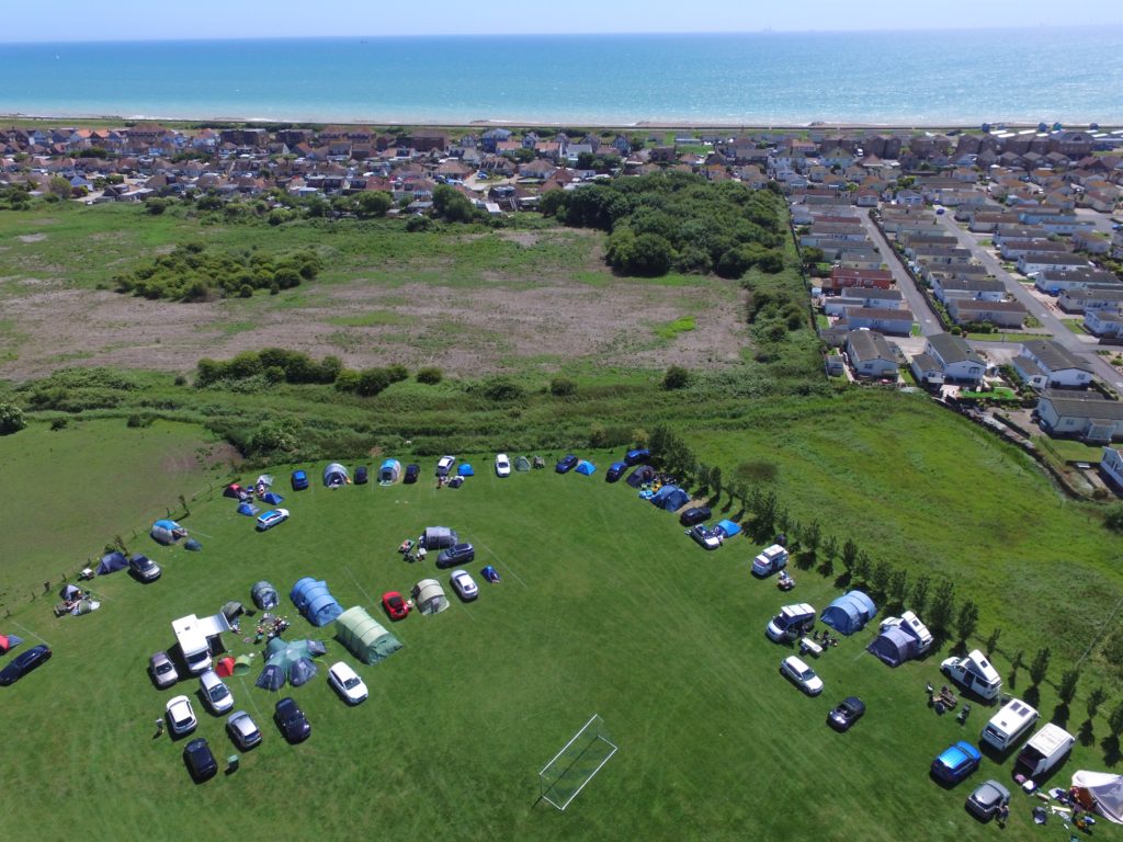 Birds Eye View - The Barn Caravan Park